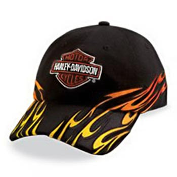 Harley Davidson Flame Baseball Cap | Motorbike Boots Jackets Helmet