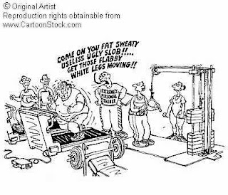 Exercising and Complaining!: A funny personal training cartoon