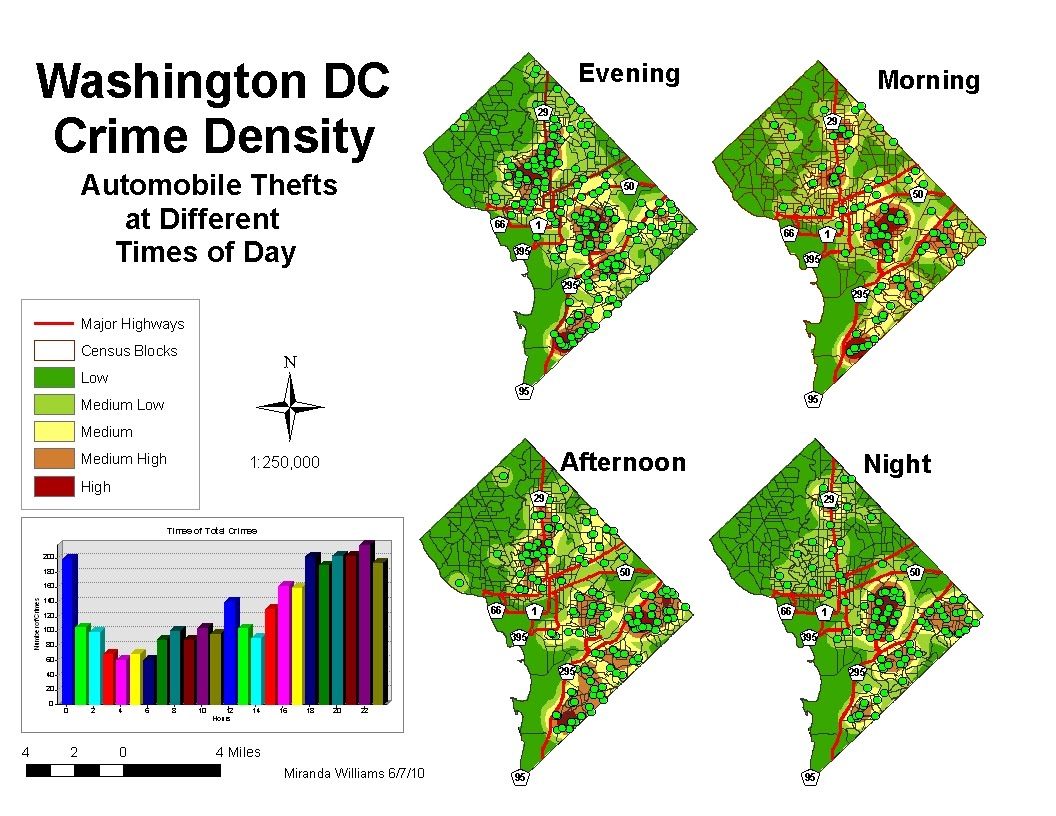 Miranda's GIS Blog: Week 8 Washington DC Crimes
