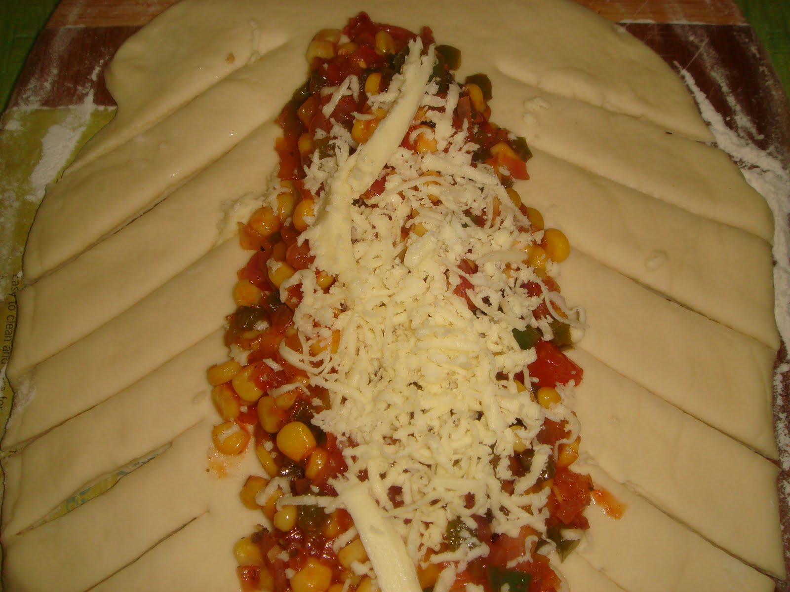 Braided Bread - Veenas Vegnation