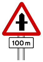 Supplementary plates for warning and restriction signs | glob on someday