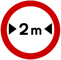 Restriction signs and depth indicators | glob on someday