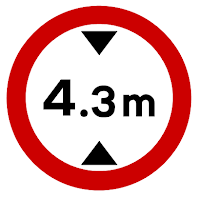 Restriction signs and depth indicators | glob on someday