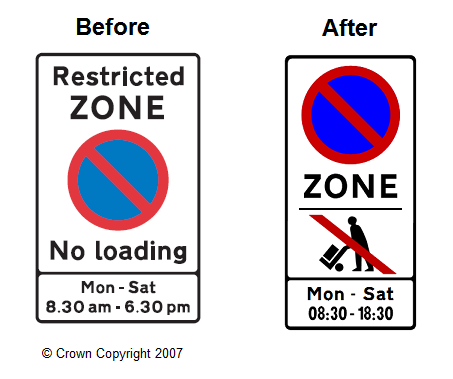Signage improvements: No stopping and no waiting | glob on someday