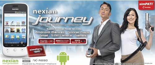 Nexian NX A890 Journey - Spesifikasi Harga Nexian NX A890 Journey