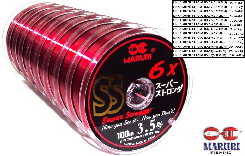 MARURI FISHING: LINHA MARURI SUPER STRONG SS 6X