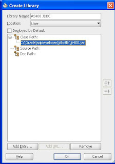 Applied Integration: Configuring JDeveloper 11g with AS400