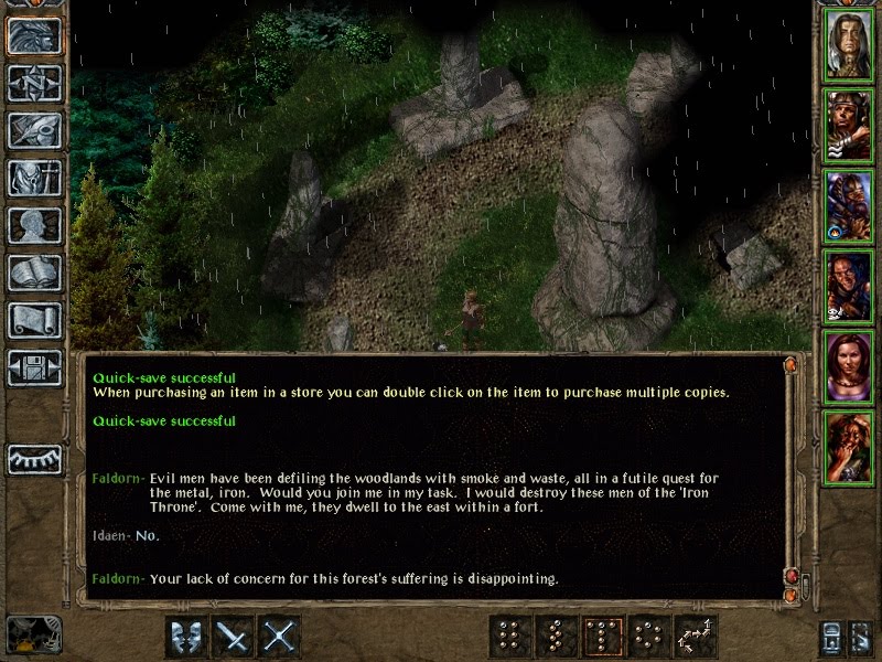 Baldur's Gate Blogthru: The Cloakwood Journey and a Shadow Druid Alliance