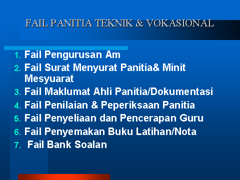 Kemahiran Hidup 2u: Pengurusan Fail Panitia Kemahiran Hidup