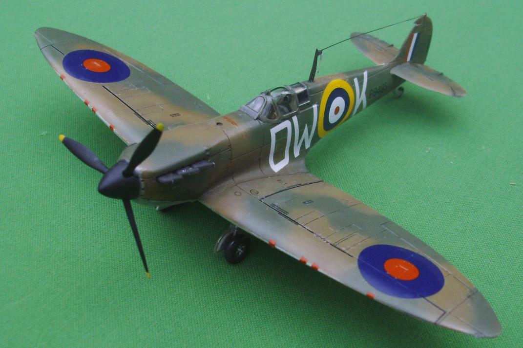 FalkeEins - a modelling blog: Airfix Spitfire Mk. 1 610 Sqd, Hawkinge ...