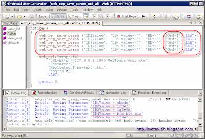LoadRunner Correlation - How to capture an array of dynamic data with web_reg_save_param function
