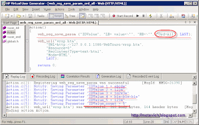 LoadRunner Correlation - How to capture an array of dynamic data with ...
