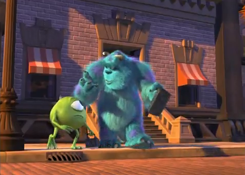 12U1-27 CHILDRENS FILM 2010/11: Monsters Inc opening sequence