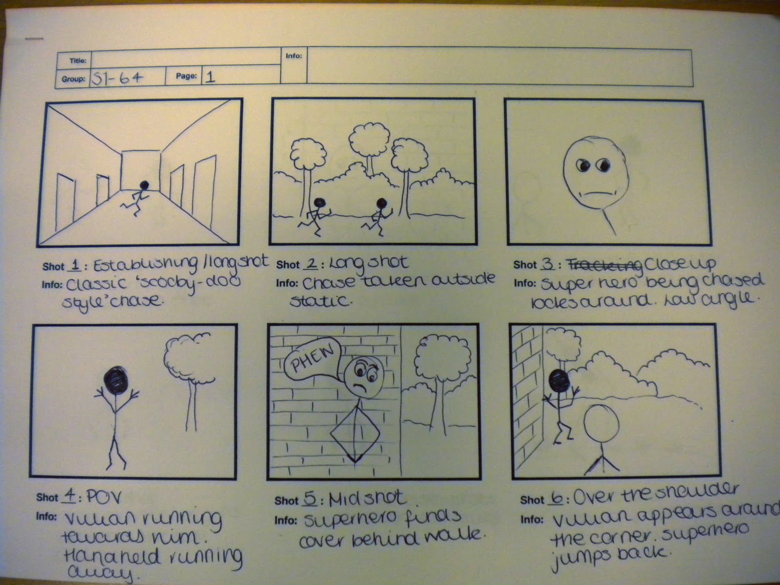 12S1-64 CHILDRENS FILM 2010/11: Childrens Film: Storyboard