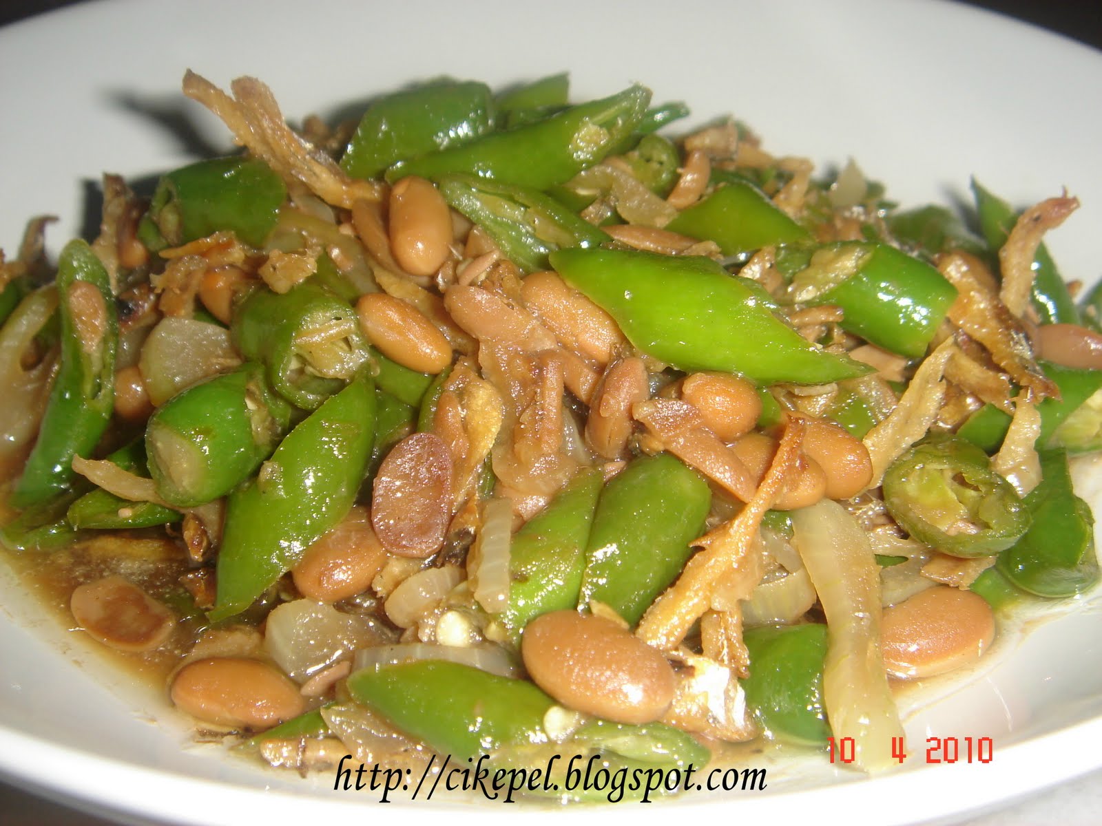 Keluarga & Resepi: ^_^: Lada Hijau Masak Taucu - Ulangan 2