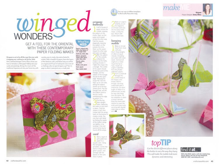 Jennifer Ellory: Crafts in Print...