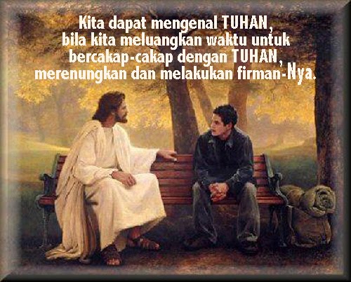 5 menit renungan: MENGENAL TUHAN