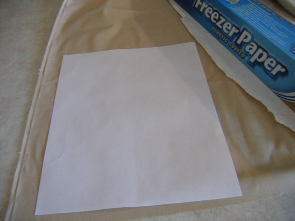 By Your Hands: Printing on Fabric Using Freezer Paper...