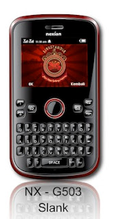 Handphone Specification: Nexian NX - G503 Slank