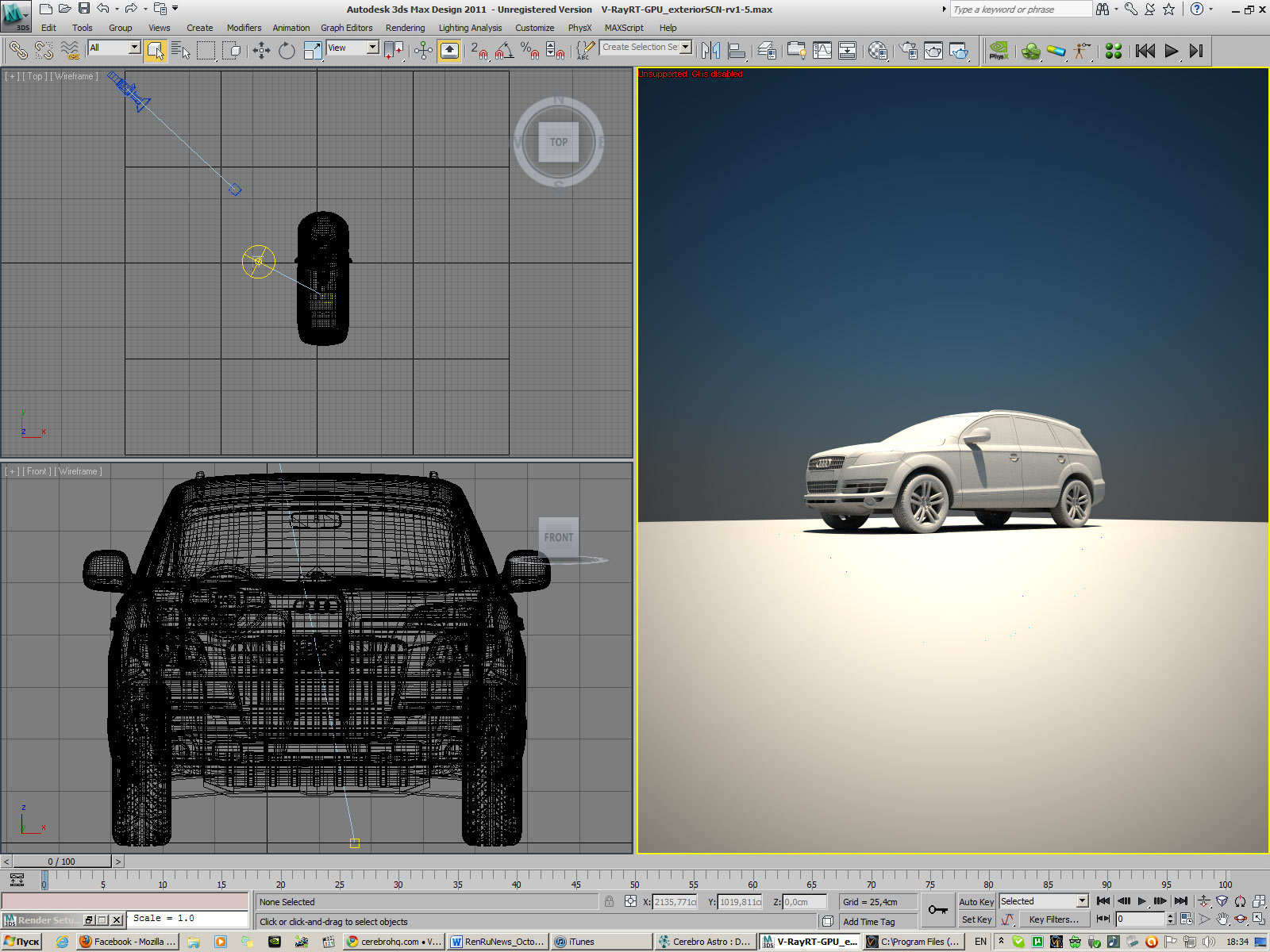 n:PhysX: Первые впечатления от V-Ray RT GPU...