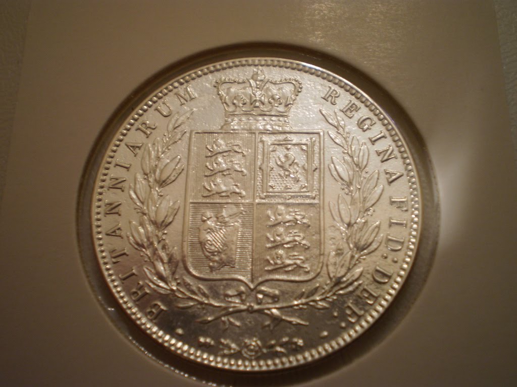 Queen Victoria Coins: 1880 Great Britian 1880 Half Crown Young Head ...