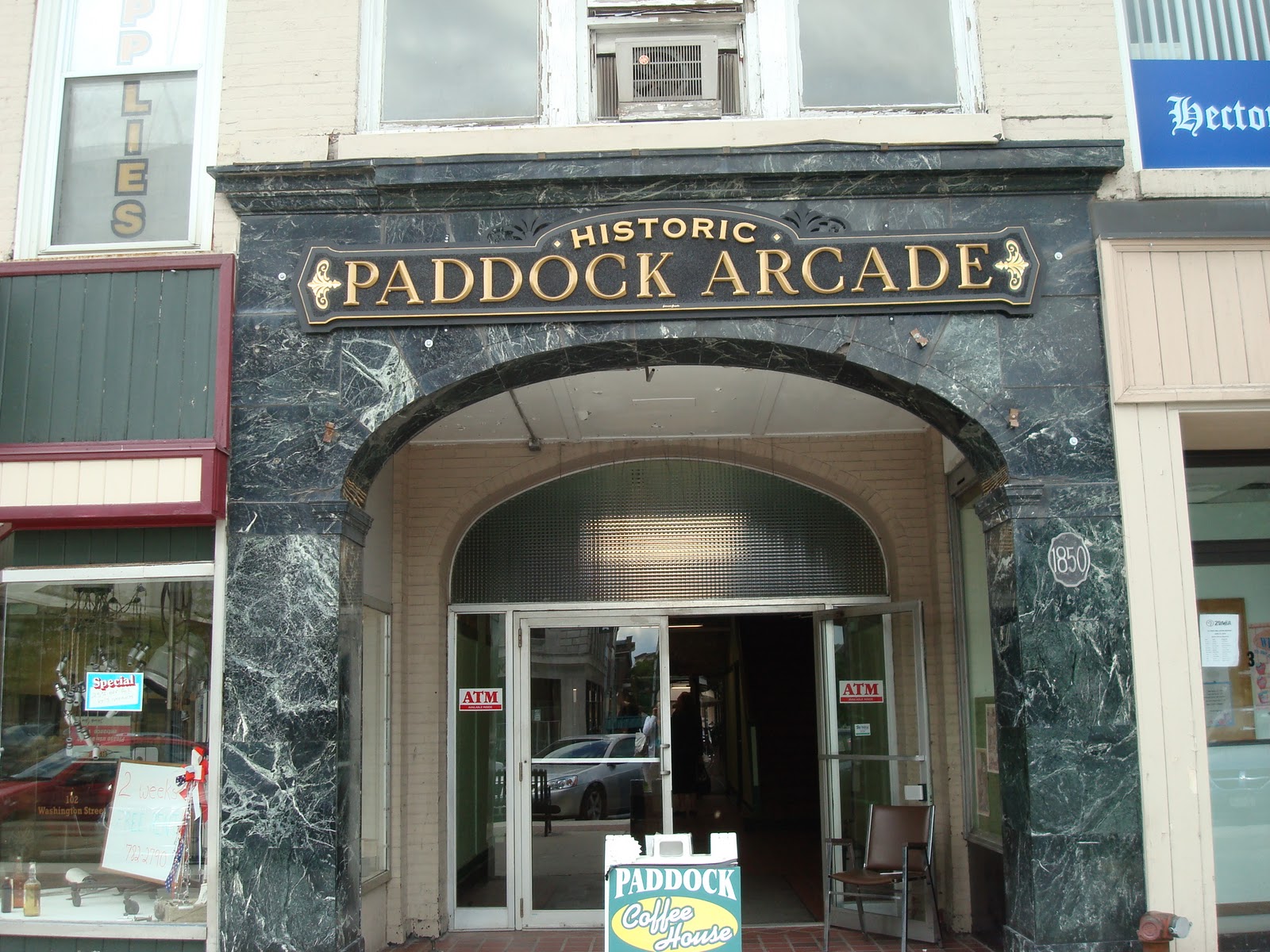 thirtyandholding: Historic Paddock Arcade of Watertown