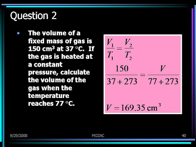 CHAPTER 4: HEAT: 4.4 Charles' Law - Solved Problems