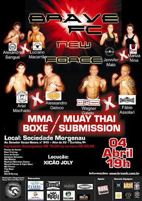 ACESSE O SITE: WWW.MMASUL.COM.BR: BRAVE FC New Force - 2ª edição - Dia ...