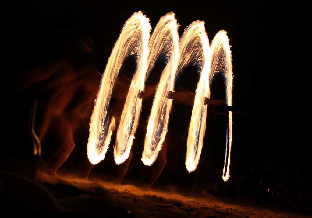 All you need is Love: Fire Dancers - Little Beach Maui