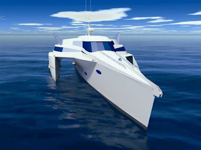 Trimaran motorboat / stabilized monohull | Page 2 | Boat Design Net