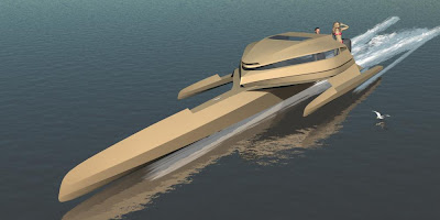 Trimaran motorboat / stabilized monohull | Page 5 | Boat Design Net