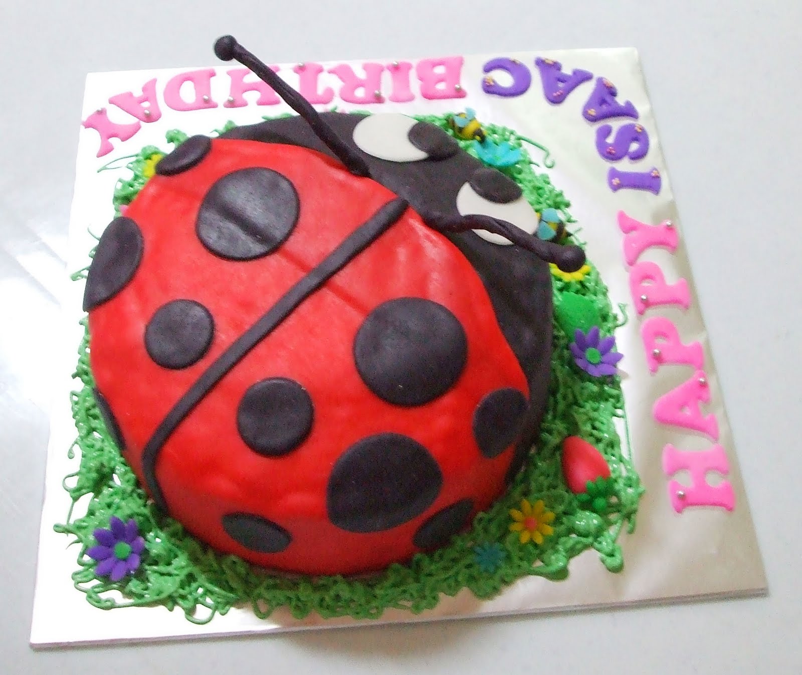 sweet-homemade cake: Ladybird Fondant