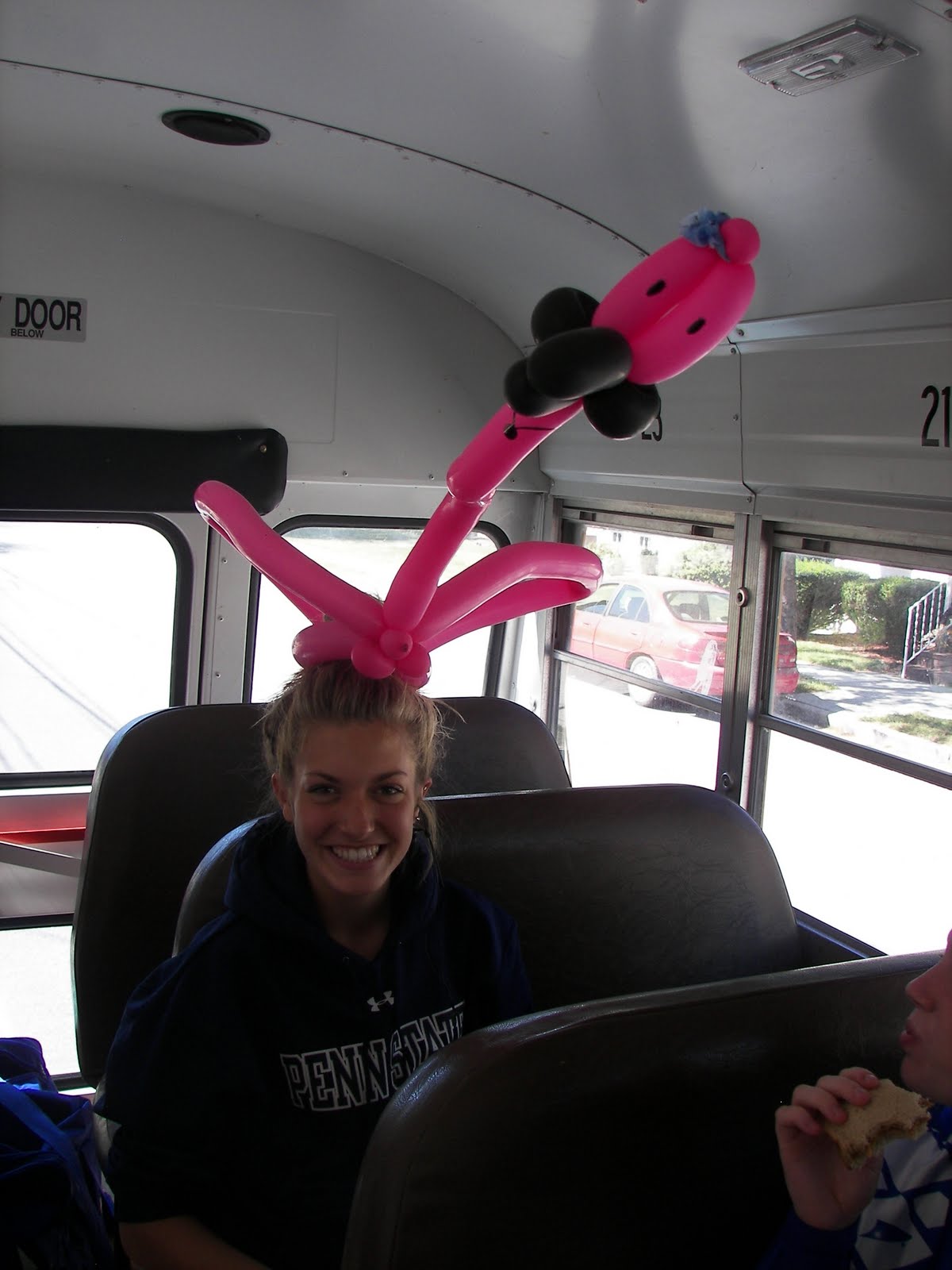 Bedford Girls Soccer: Fun on the Bus!