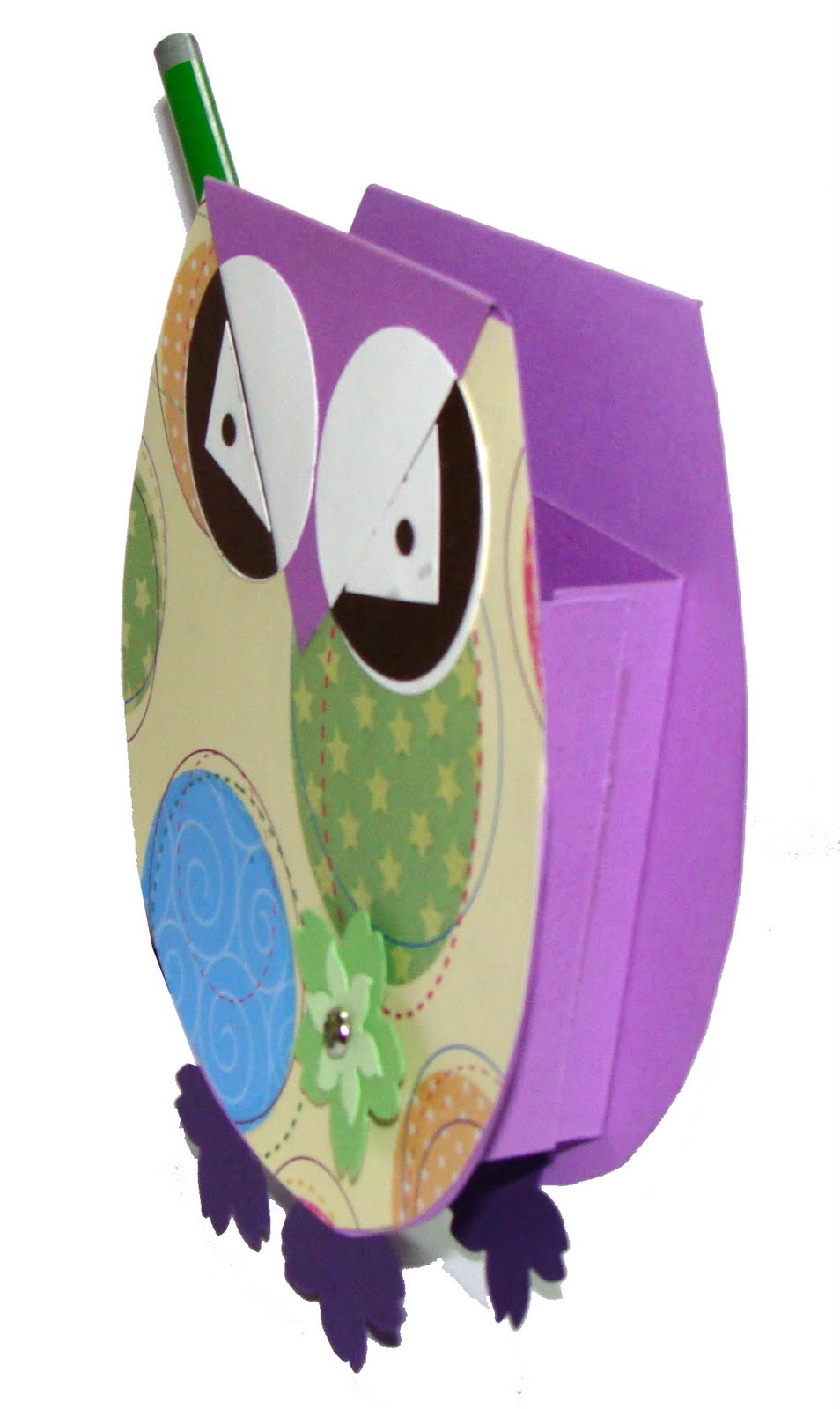 Owl Pencil Holder & an Owl Pencil Stand