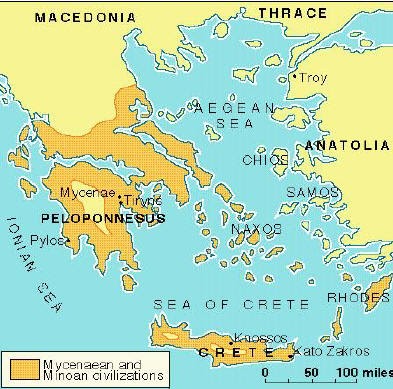 Primeras Civilizaciones: Civilización Micénica
