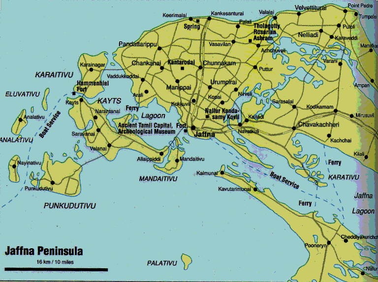 kaushani: Jafna peninsula in Sri Lanka.