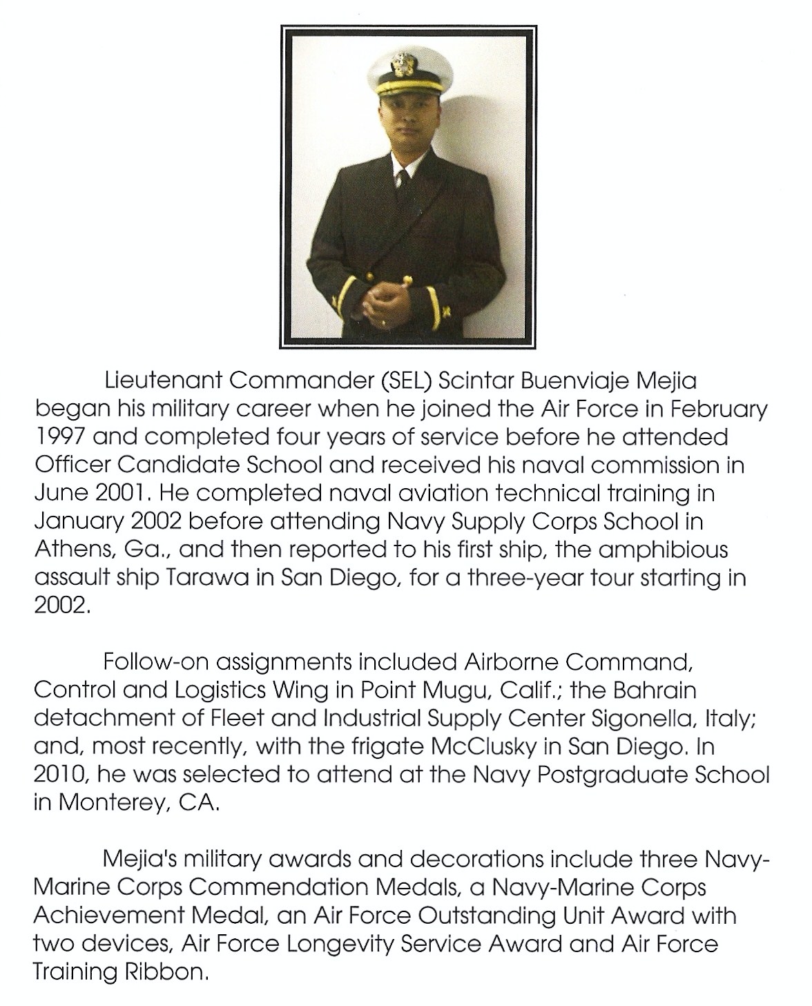 JUSTICE FOR LT.CMDR SCINTAR B. MEJIA