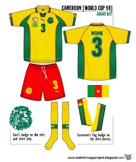 Football teams shirt and kits fan: Cameroon World Cup 1998 team kits ...