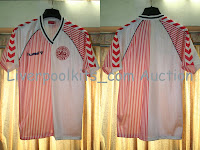Football teams shirt and kits fan: Denmark kits World Cup 1986
