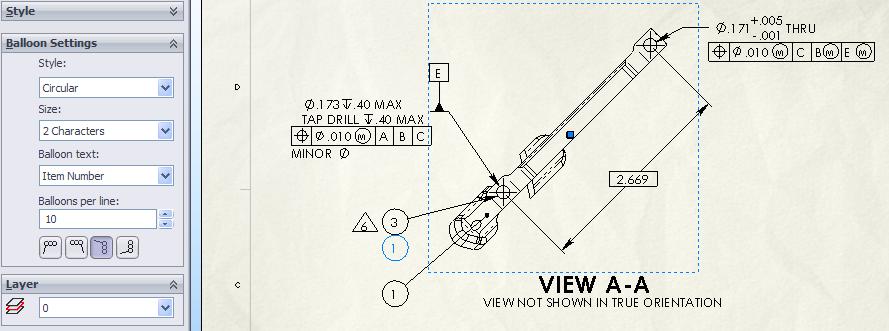 Design blog: Balloons (Add to Stack) in Solidworks.