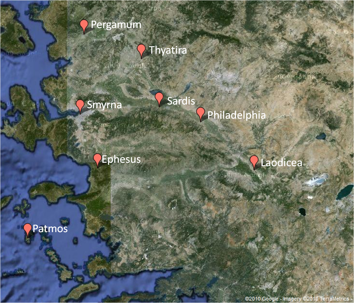 in the beginning and at the end: Patmos and the 7 churches