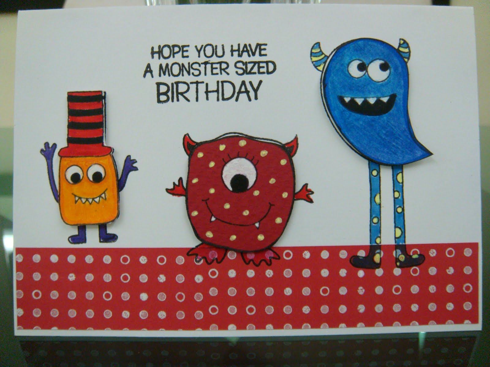 ~ Made with LOVE for those we love ~: Silly Monsters!