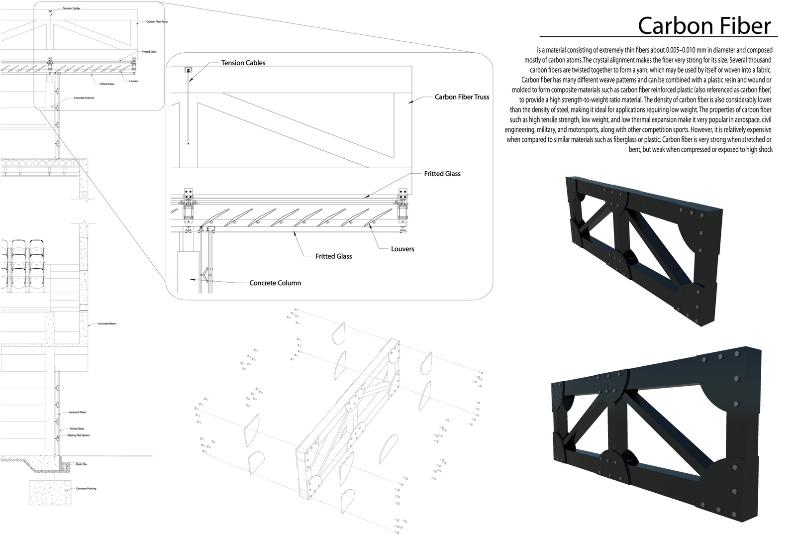 PAH & REB Smart Materials 2010: Carbon Fiber Truss - Section