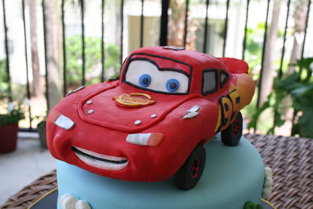 Stuff By Stace: Cars Lightning McQueen Cake