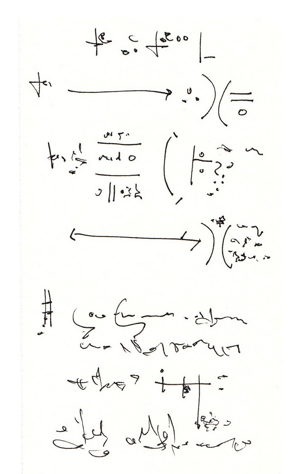 The New Post-literate: A Gallery Of Asemic Writing: March is April from ...