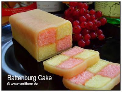 แ ม่ ค รั ว จ อ ม มั่ ว นิ่ ม : Battenburg Cake