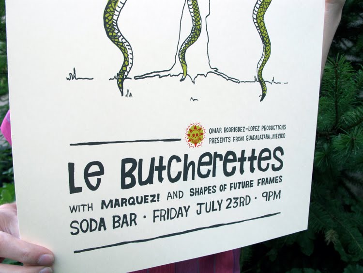 aaron robert miller: Le Butcherettes Poster
