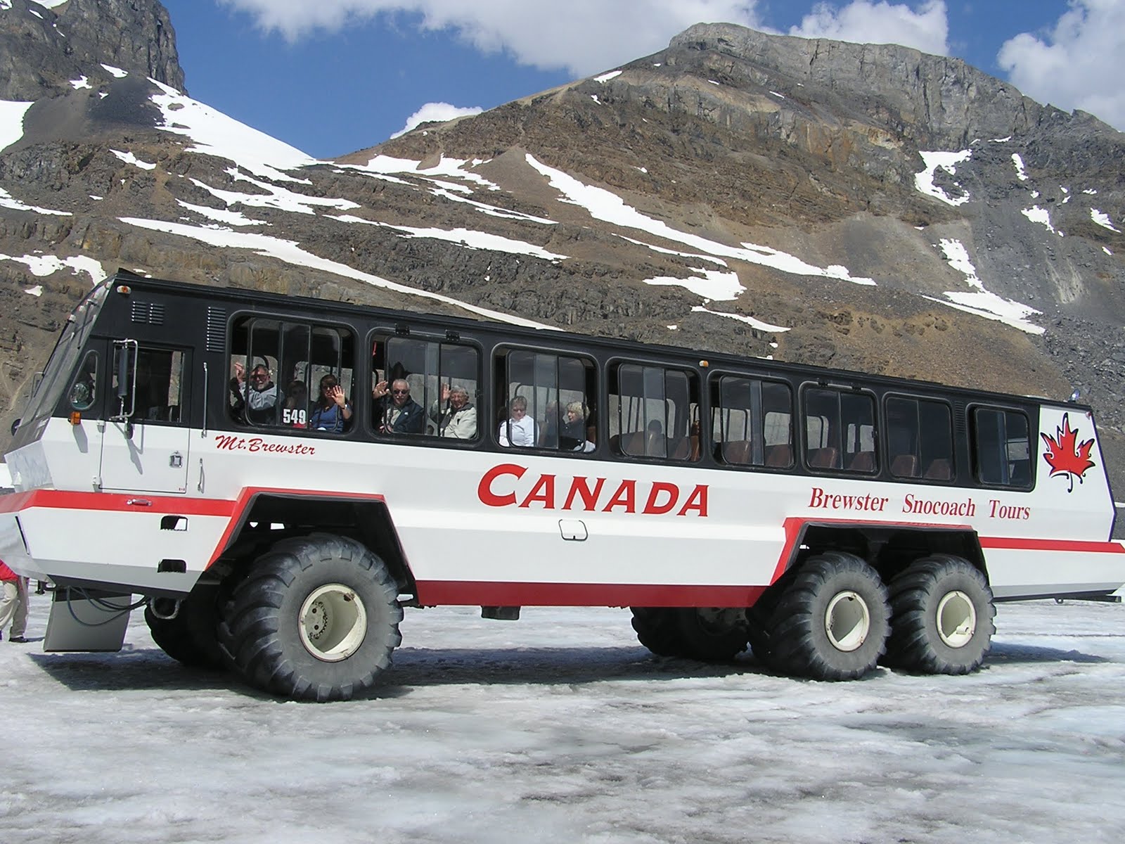 On the road: Valemount , Columbia ice fields & Athabasca glacier