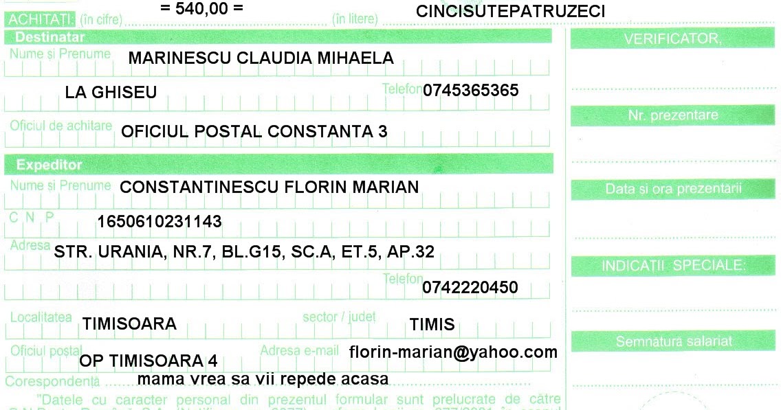 Servicii posta Romania Scrisori,mandate,colete,reclamatii,coduri ...