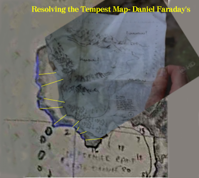 The LOST map- References: Resolving the Tempest Map - Daniel Faraday's map